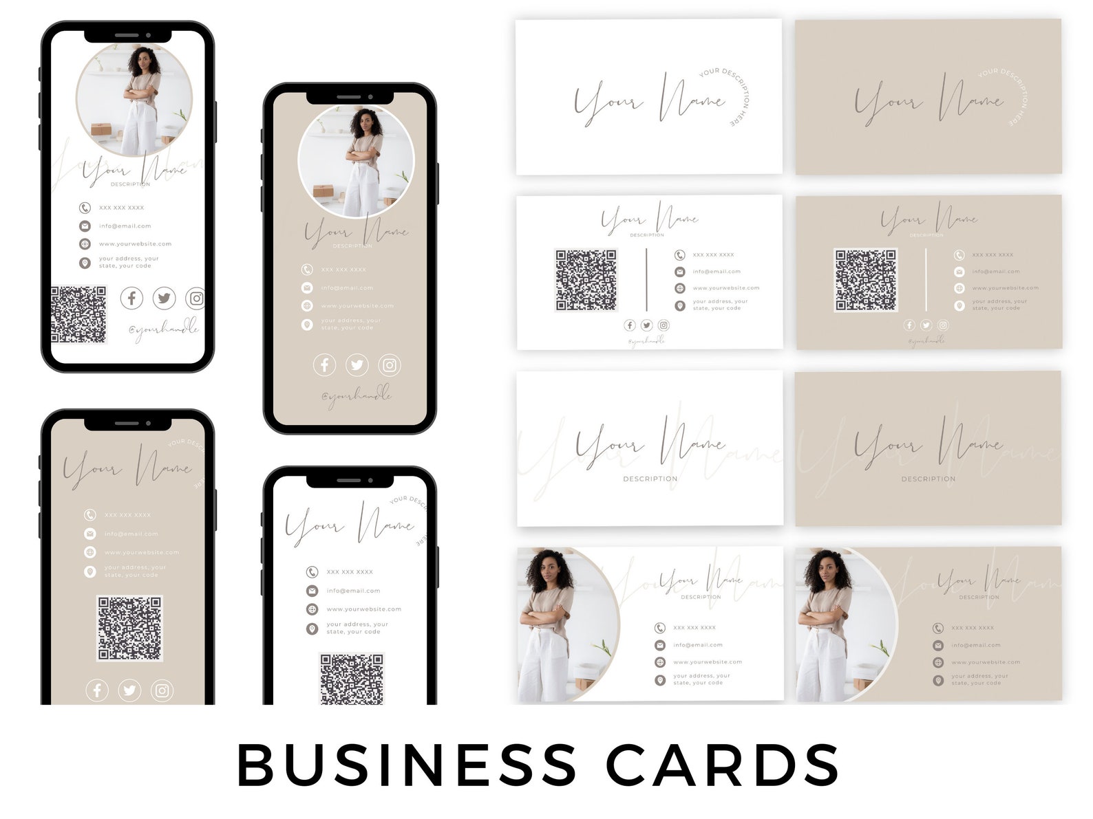 Branding Kit, Pinterest Template, Address Label, Letterhead Template ...