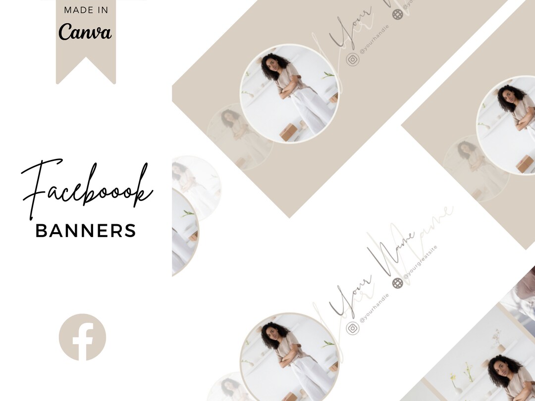 7 Facebook Cover Templates, DIY Facebook Banner, Facebook Banner ...