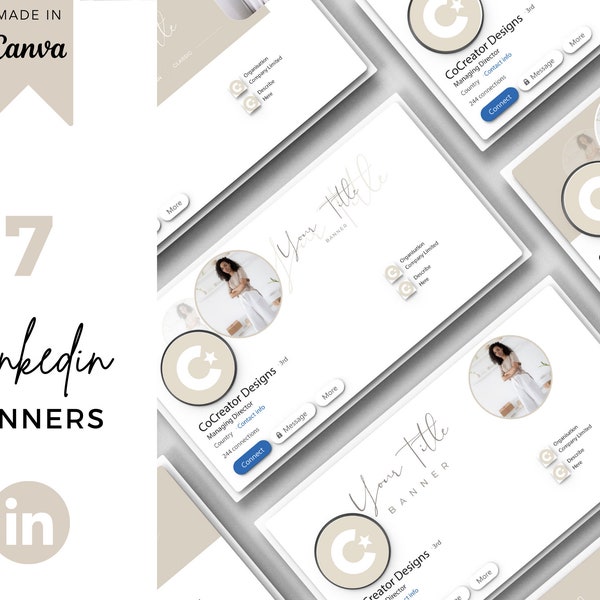 Minimalist Linkedin Banner - Etsy