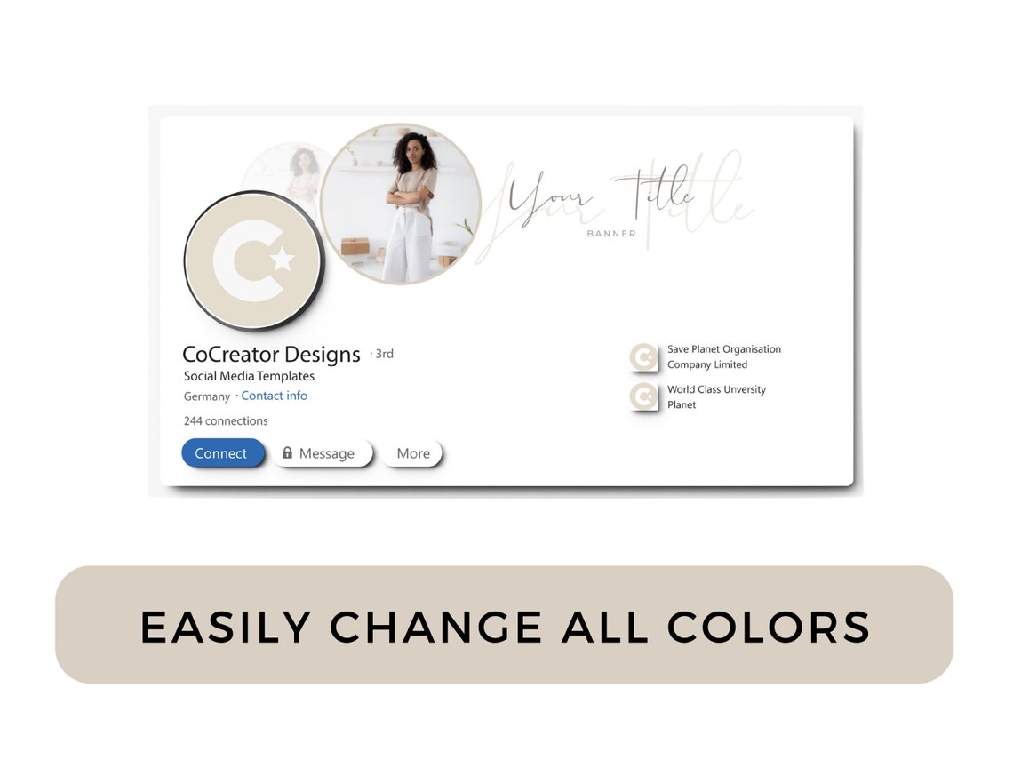 7 Linkedin Banner Templates, Editable Minimalist Linkedin Banner ...