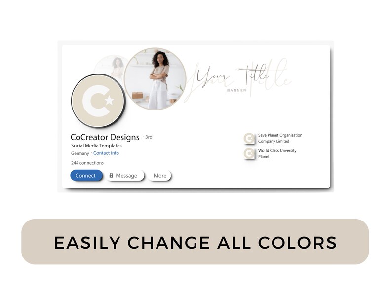 7 Linkedin Banner Templates, Editable Minimalist Linkedin Banner ...
