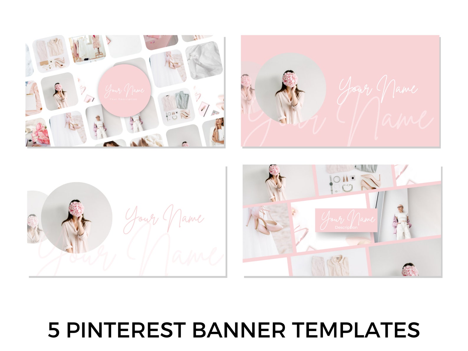 35 Pinterest Templates Canva, Pink Pinterest Pin Templates, Pinterest ...