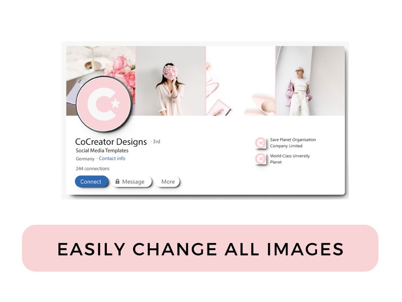 7 Linkedin Banner Templates, Editable Pink Linkedin Banner Canva ...