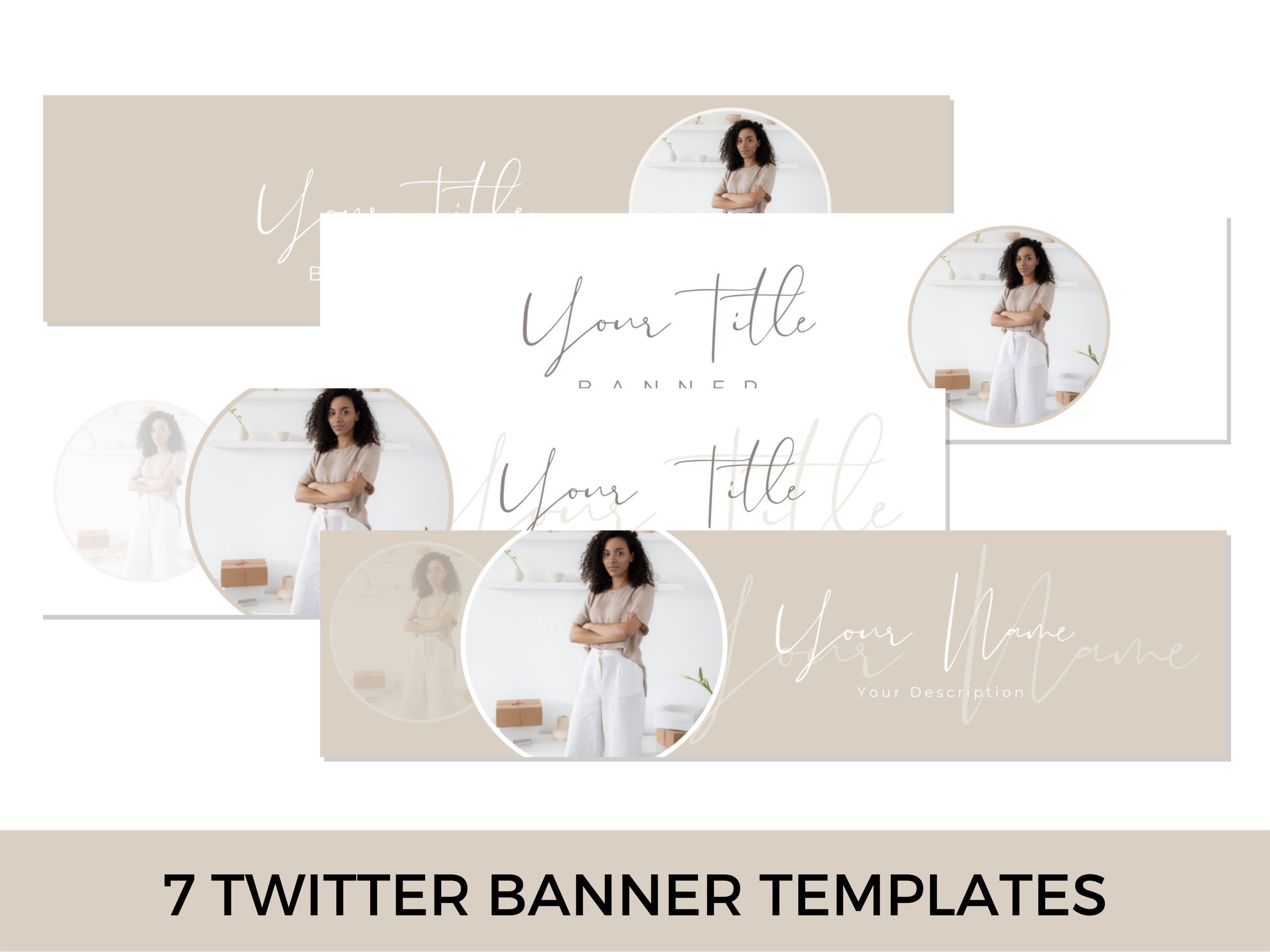 7 Twitter Banner Templates, Twitter Header, Twitter Template, Personal ...