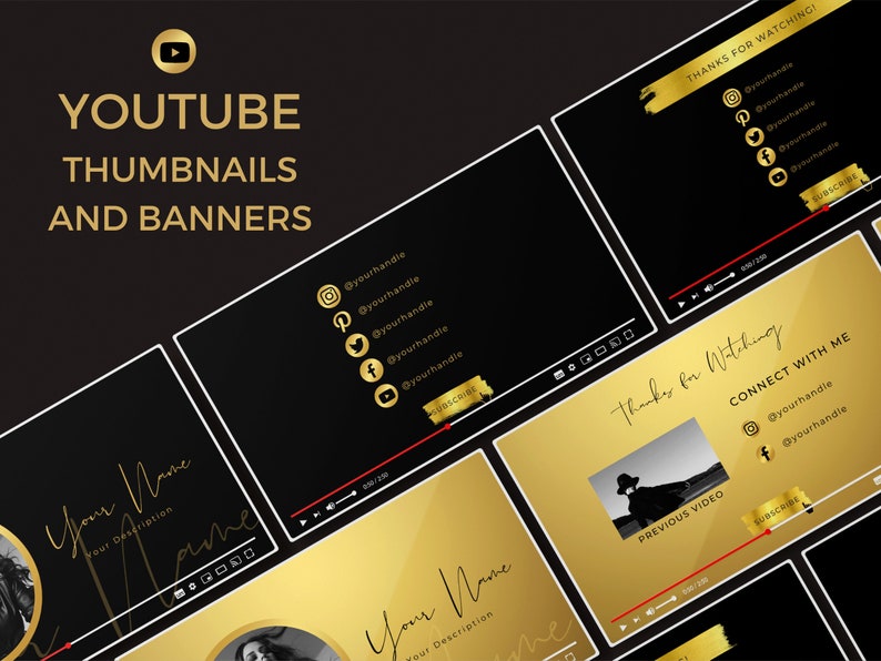 Branding Kit, Pinterest Template, Address Label, Letterhead Template ...