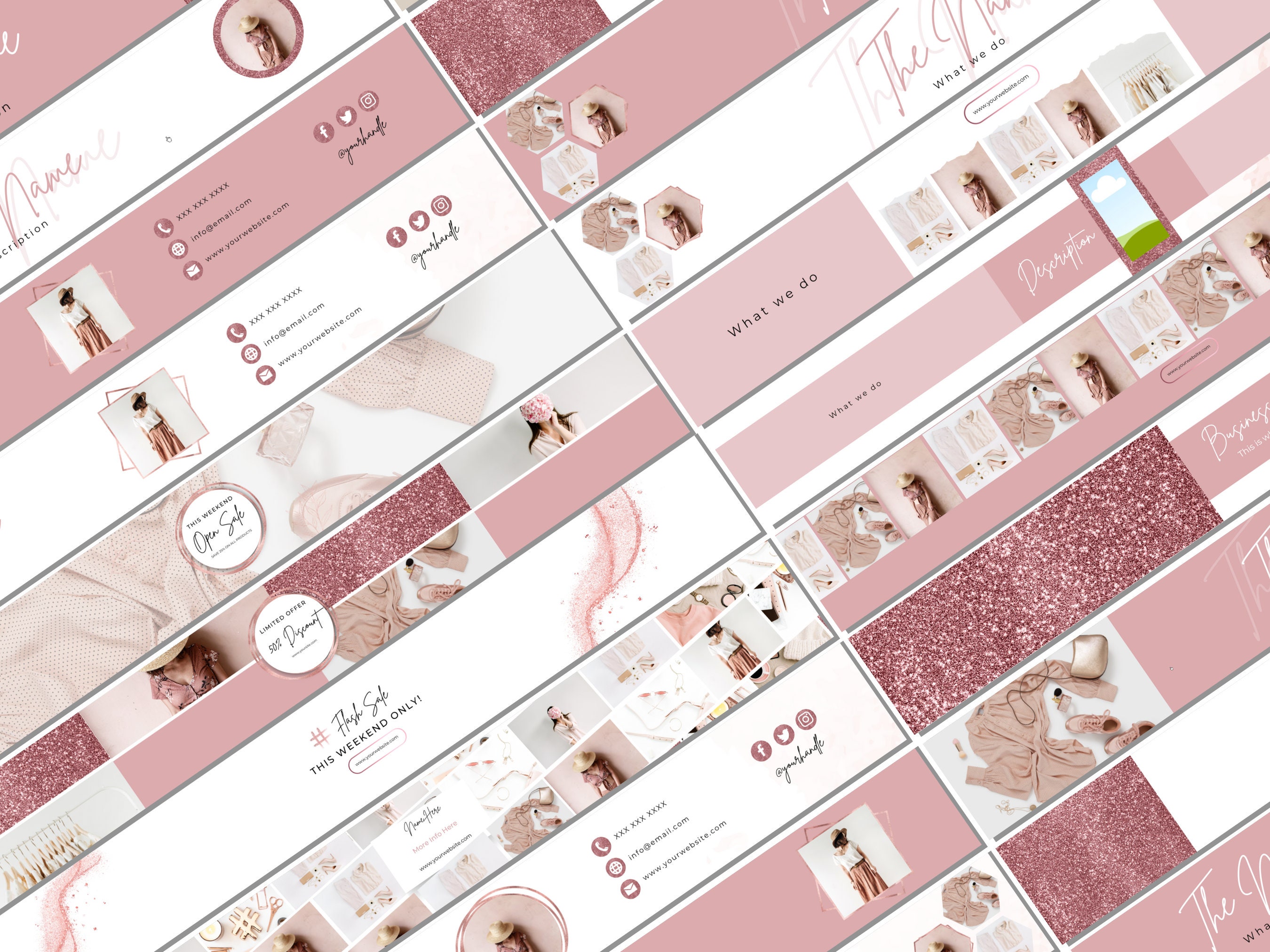 25 Etsy Shop Banners, Etsy Banners, Etsy Covers, Etsy Canva Template ...