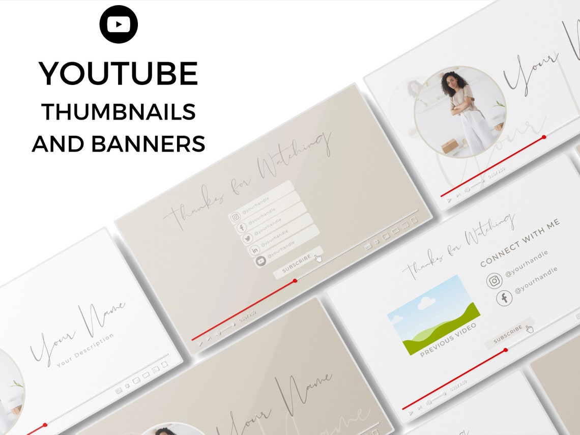 Branding Kit, Pinterest Template, Address Label, Letterhead Template ...