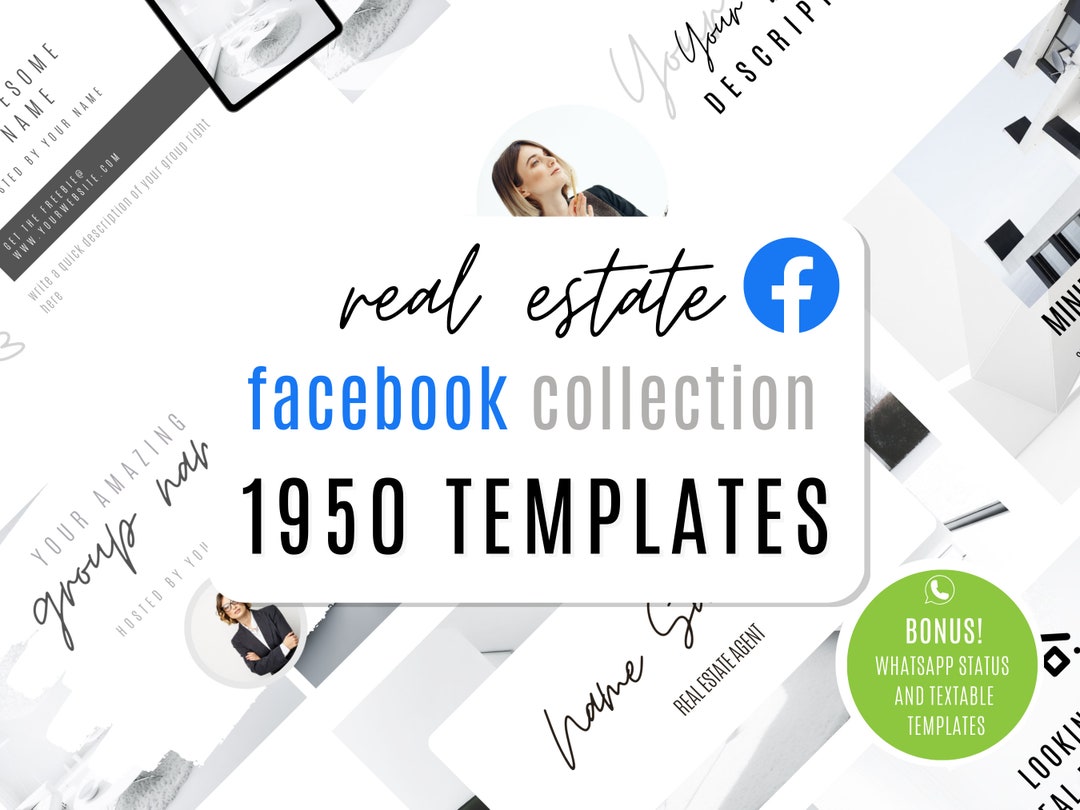 Real Estate Social Media Templates, Real Estate Facebook Posts, Realtor ...
