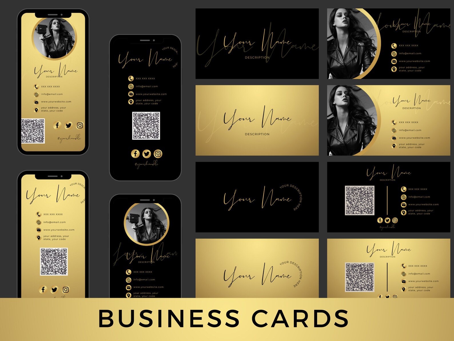 Branding Kit, Pinterest Template, Address Label, Letterhead Template ...