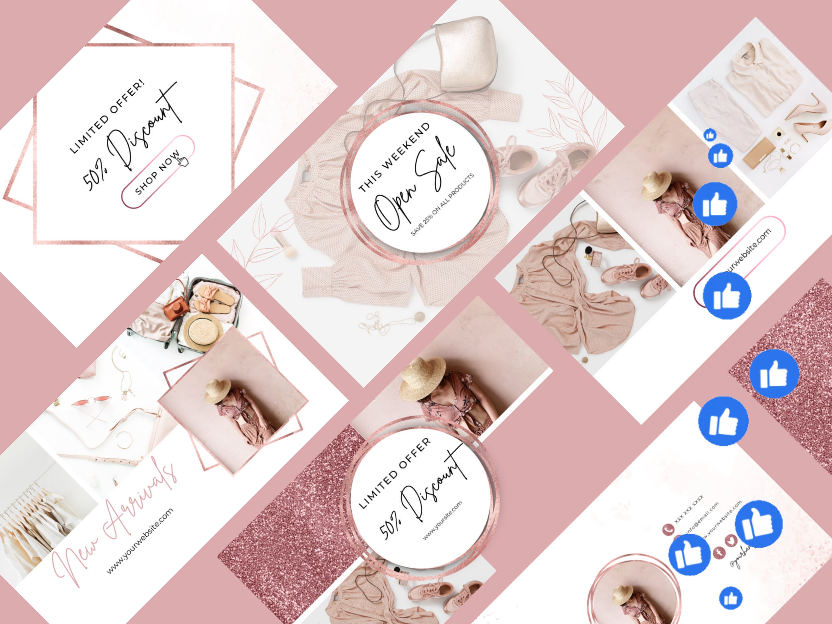 20 Facebook Cover Templates, DIY Facebook Banner, Facebook Banner ...