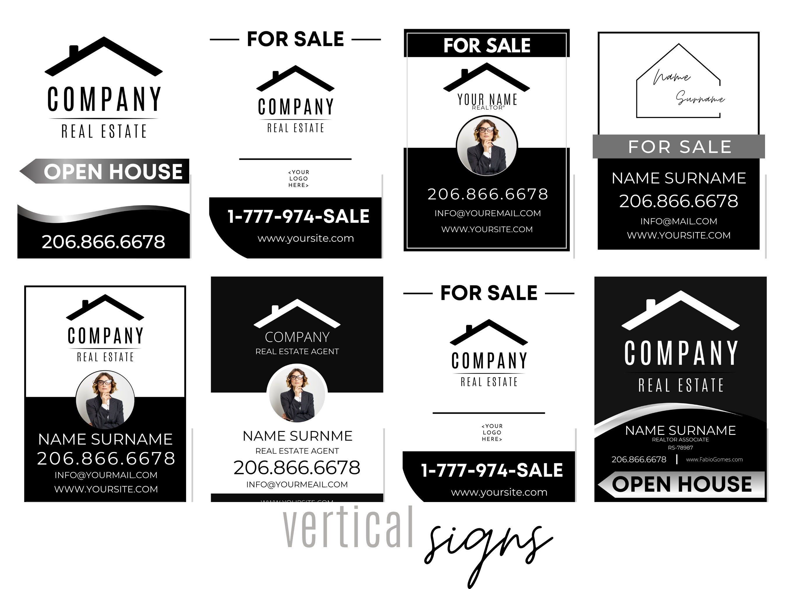 Realtor Sign Bundle, Realtor Sold Sign, Sold Sign, Realtor Sign, Real ...