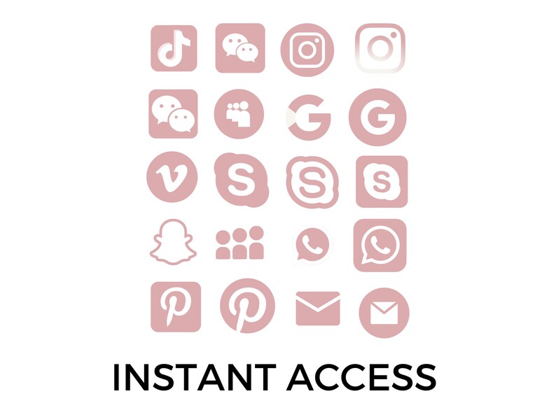 54 Pink Social Media Icons PNG, Facebook Icon, Instagram Icon ...