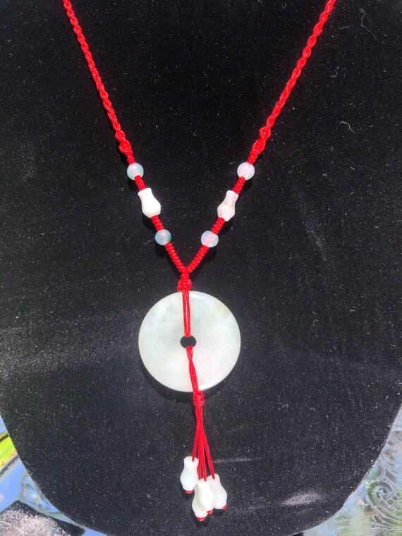 Jade Hello Kitty Necklace, Hello Kitty Necklace - Gem