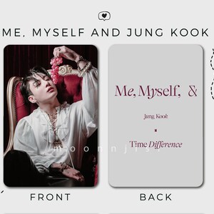 SET 8 Jungkook BTS Photocard | Me, Myself and Jung Kook Behind the ...