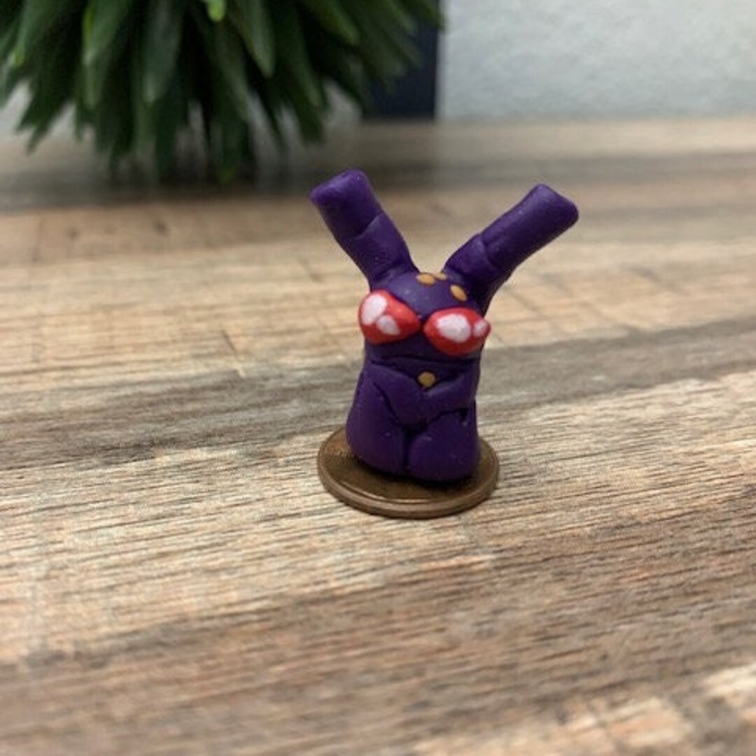 Tiny Clay Purple Grundo Neopet Figurine - Etsy