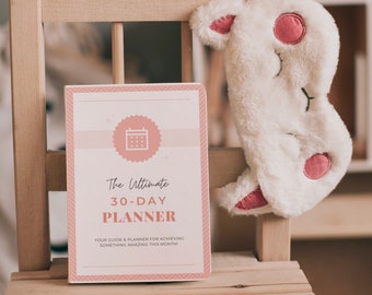 Ultimate 30 Day Planner Printable, Daily to Do List, Weekly Planner ...