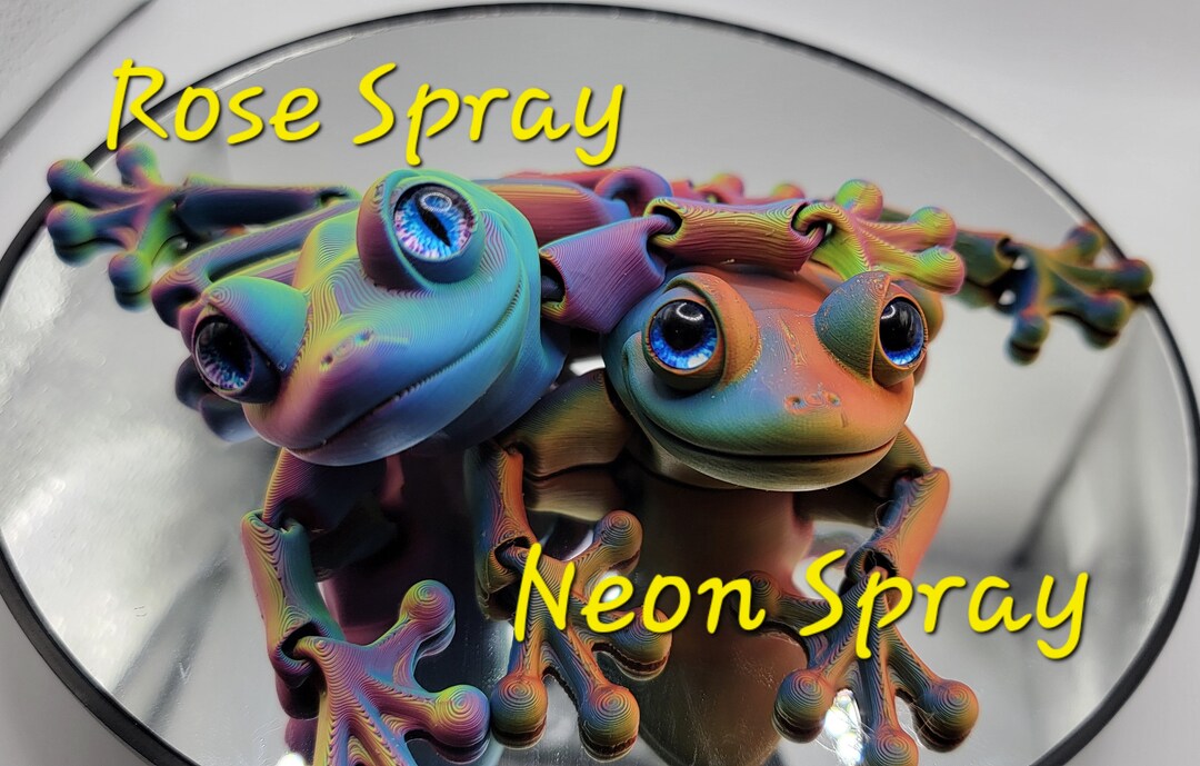 Frog Articulated Fidget Sensory Pretend Pet Fun Relaxing Desk Toy ...