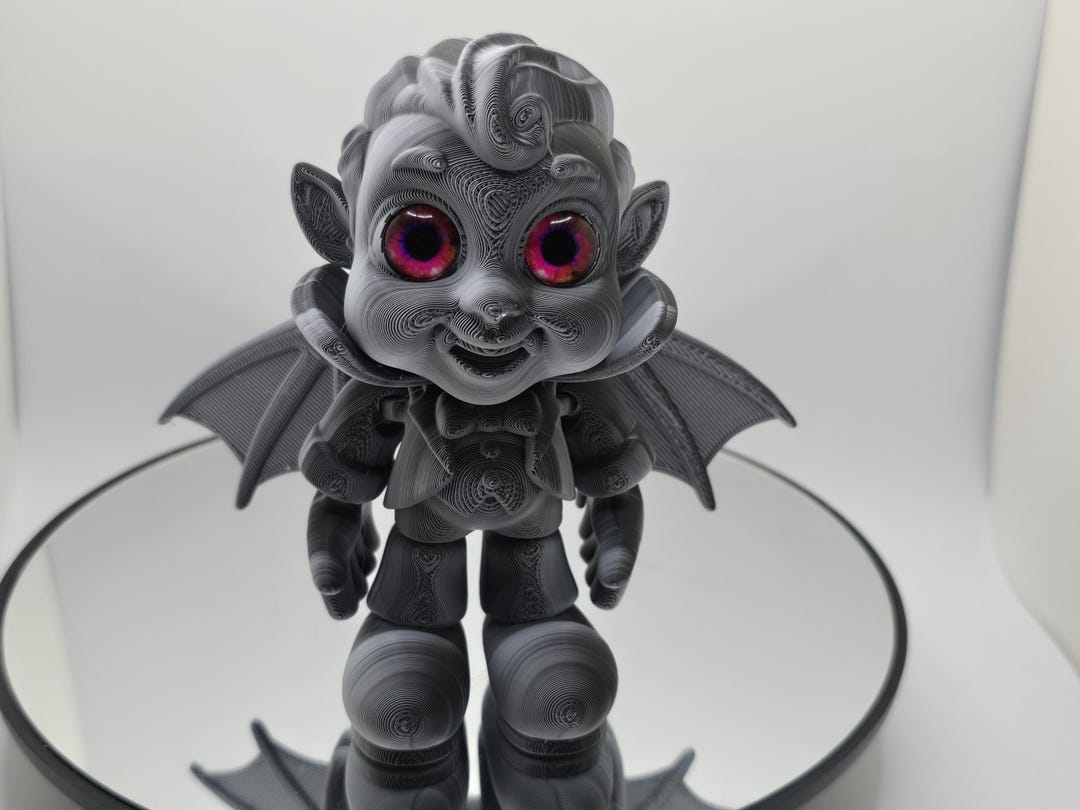 Baby Dracula With Big Fun Eyes That Glow With UV Light (small Parts) - Etsy