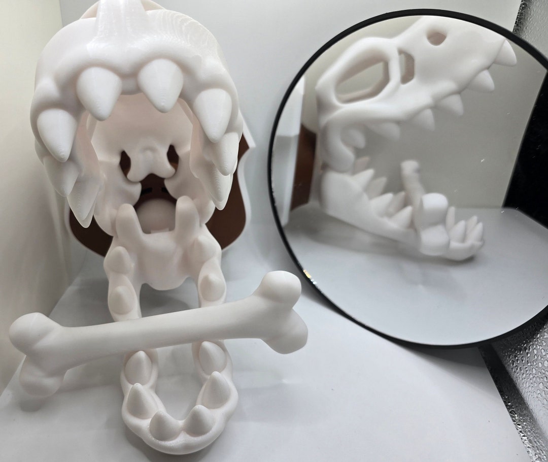 Tyrannosaurus Rex Skeleton Head Plaque With Bone Included Bundle With ...