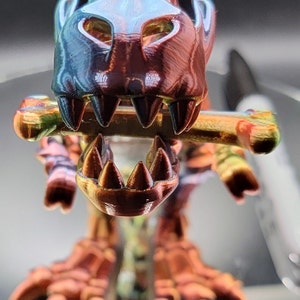 T-rex Skeleton Fully Articulated ADHD Fidget Desk Toy With Mouth That ...