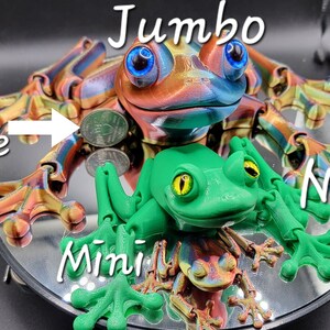 Frog Articulated Fidget ADHD Sensory Desk Toy Fun Beautiful Realistic ...