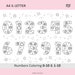 Cute Flower Number Coloring Page for Kid Numbers 0 to 10 and 1 to 10 ...