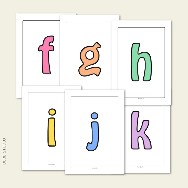 54 Uppercase Lowercase Alphabet Coloring Pages for Kid Printable ABC ...