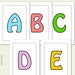 54 Uppercase Lowercase Alphabet Coloring Pages for Kid Printable ABC ...
