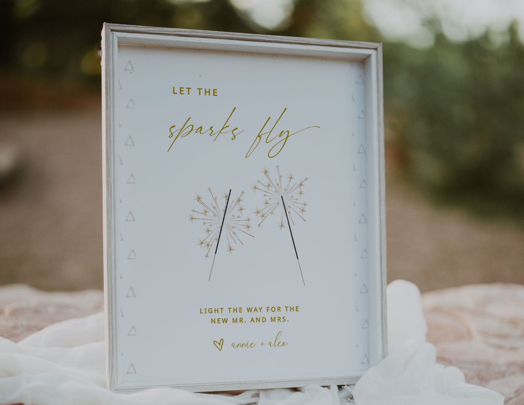 Gold Sparklers Sign Template Let the Sparks Fly Sign Sparkler Send off ...