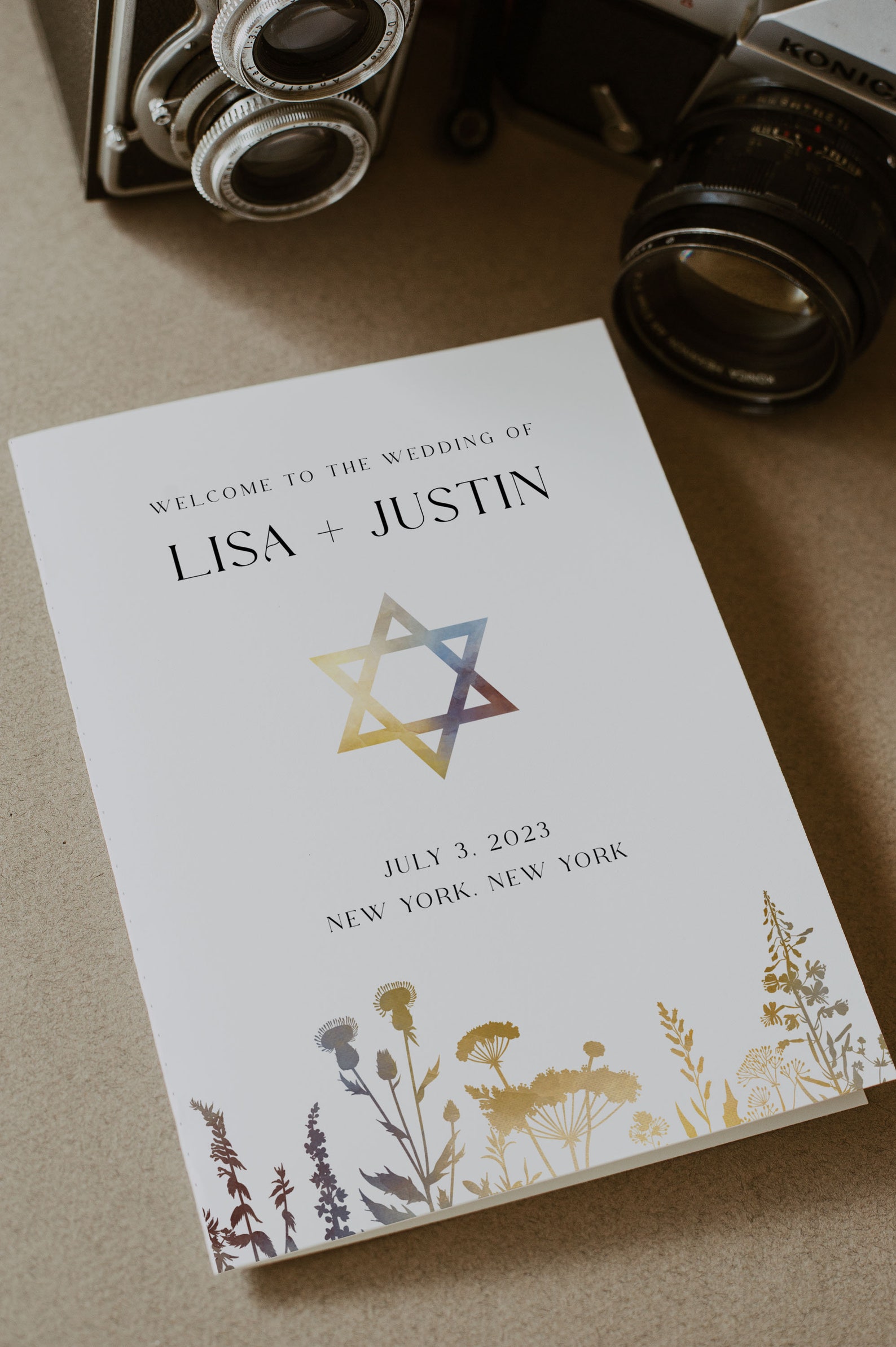 Jewish Wedding Program Template, Jewish Wedding Guide, Jewish Wedding ...