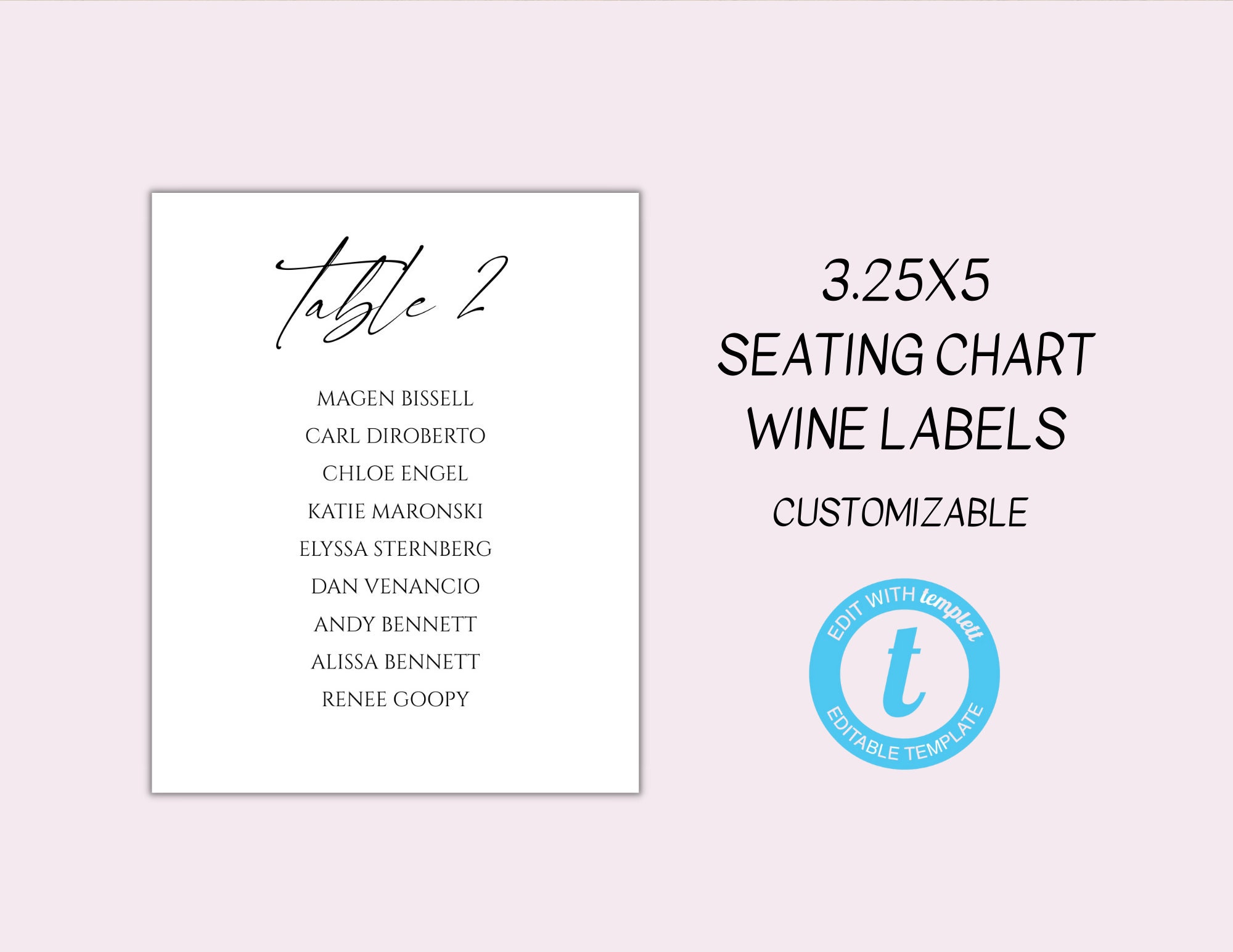 Seating Chart Wine Label Modern Wine Label Seating Plan Wedding Seating ...