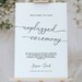 Personalized Unplugged Ceremony Sign No Phones Sign - Etsy