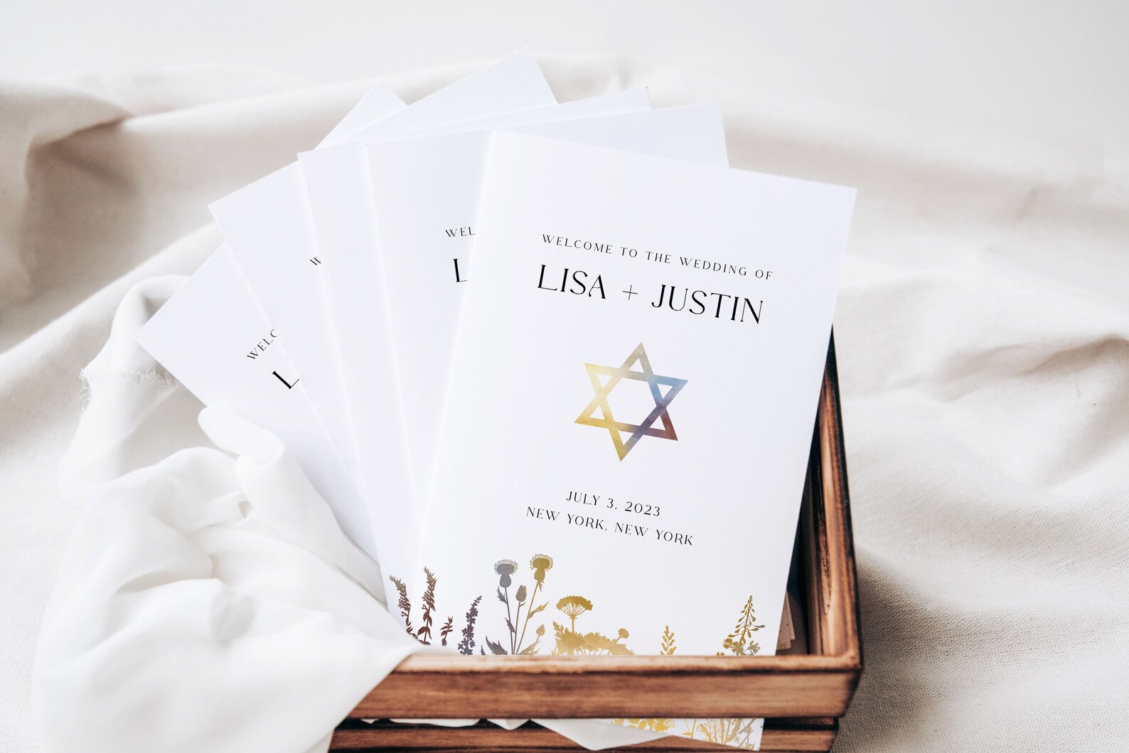 Jewish Wedding Program Template, Jewish Wedding Guide, Jewish Wedding ...