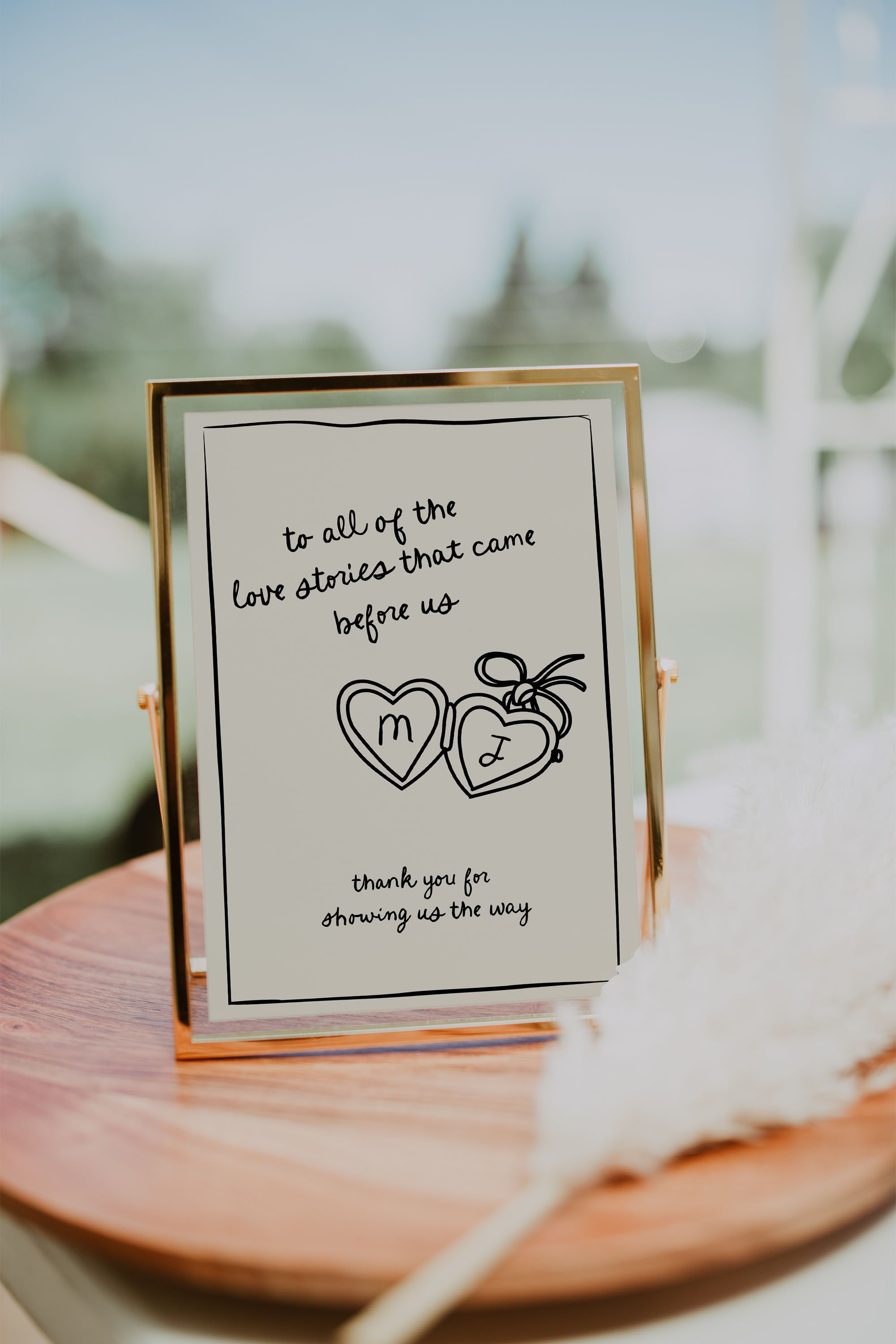 To All the Love Stories Wedding Sign Template, Generations of Love Sign ...