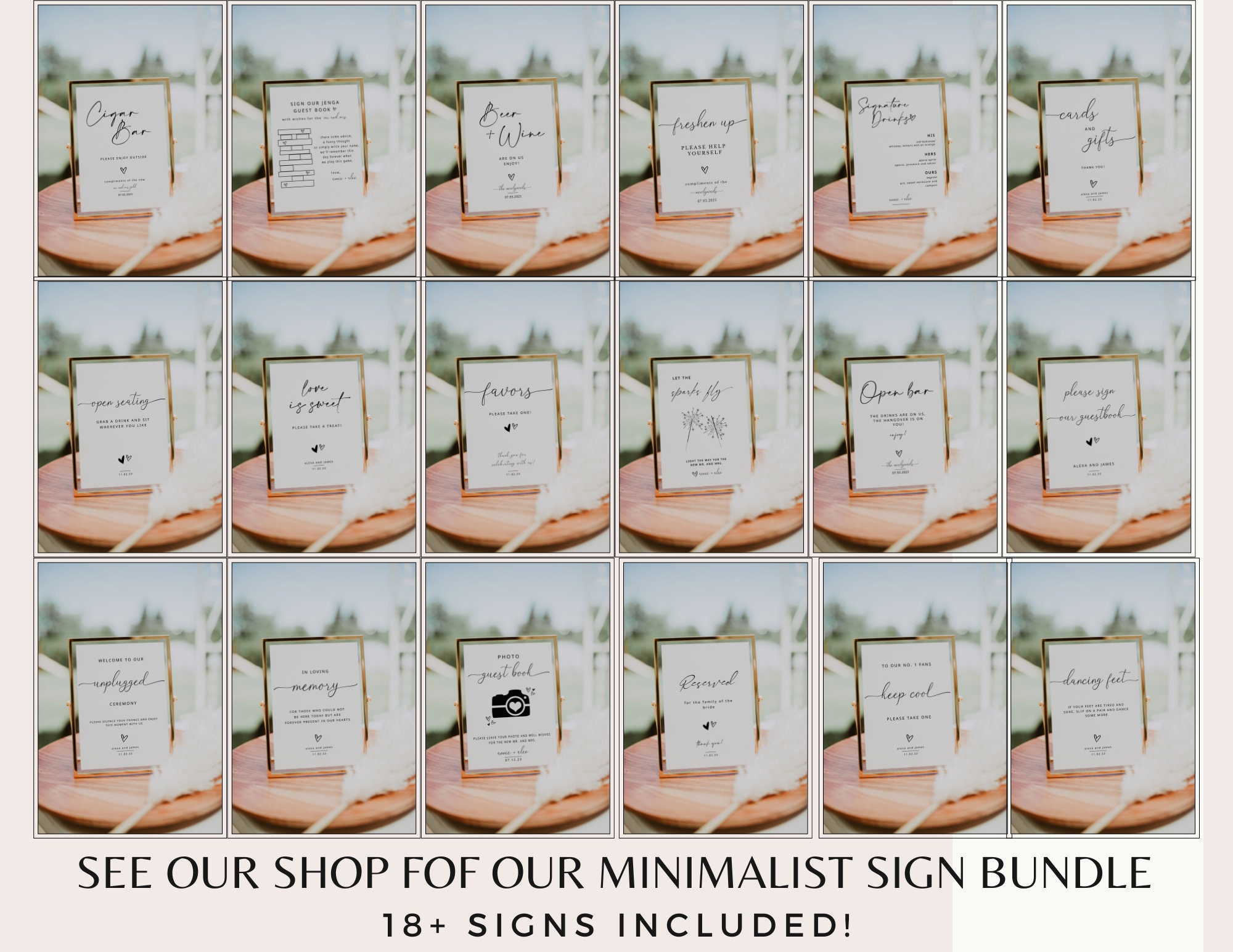 Cake Flavor Sign Template Printable Cake Table Sign Modern - Etsy