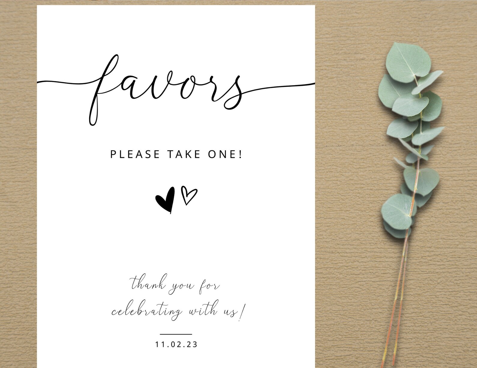 Favors Sign Template Printable Favors Sign Wedding Favors - Etsy