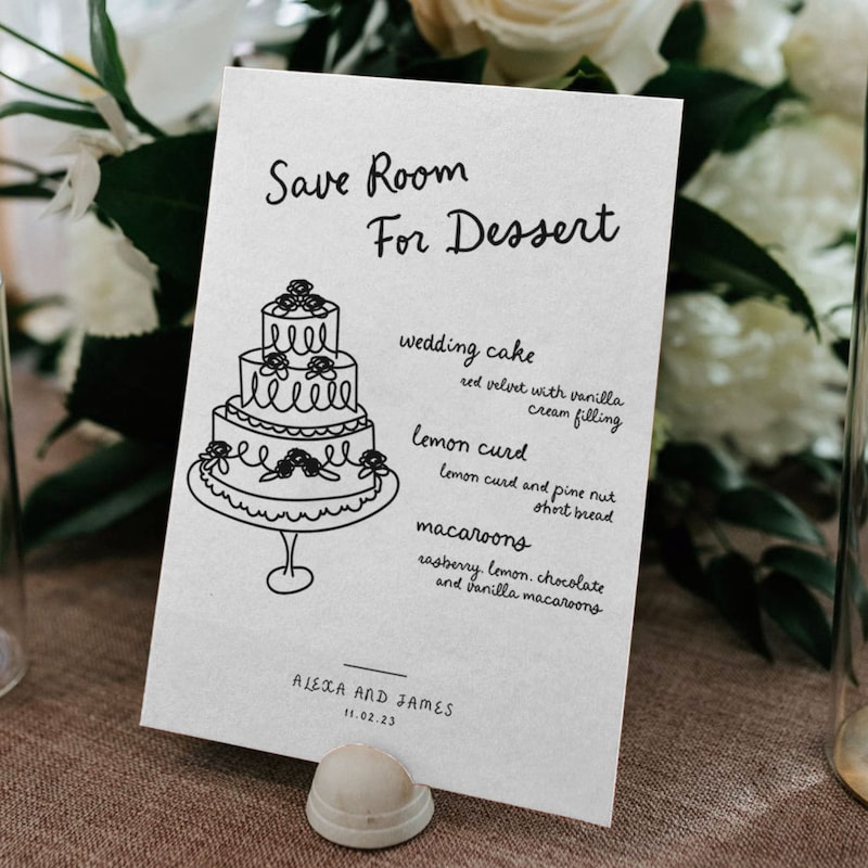 Dessert Table Signs - Etsy