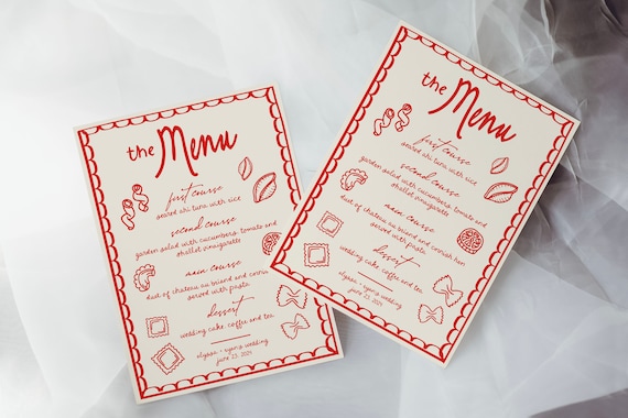 Italian wedding menu 60 photos - Astyledwedding.com