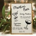 Martini Bar Sign Template Espresso Martini Cocktail Bar Sign Handdrawn Scribble Illustrated ...