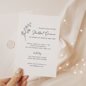 Shabbat Invitation Template: Jewish Simcha Invite (digital Download) - Etsy