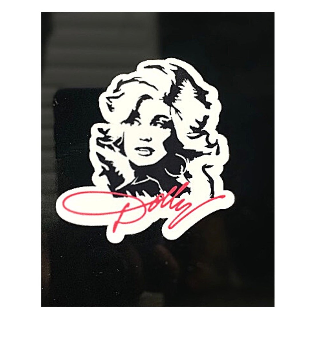 Dolly Sticker Glossy Peel N Stick - Etsy
