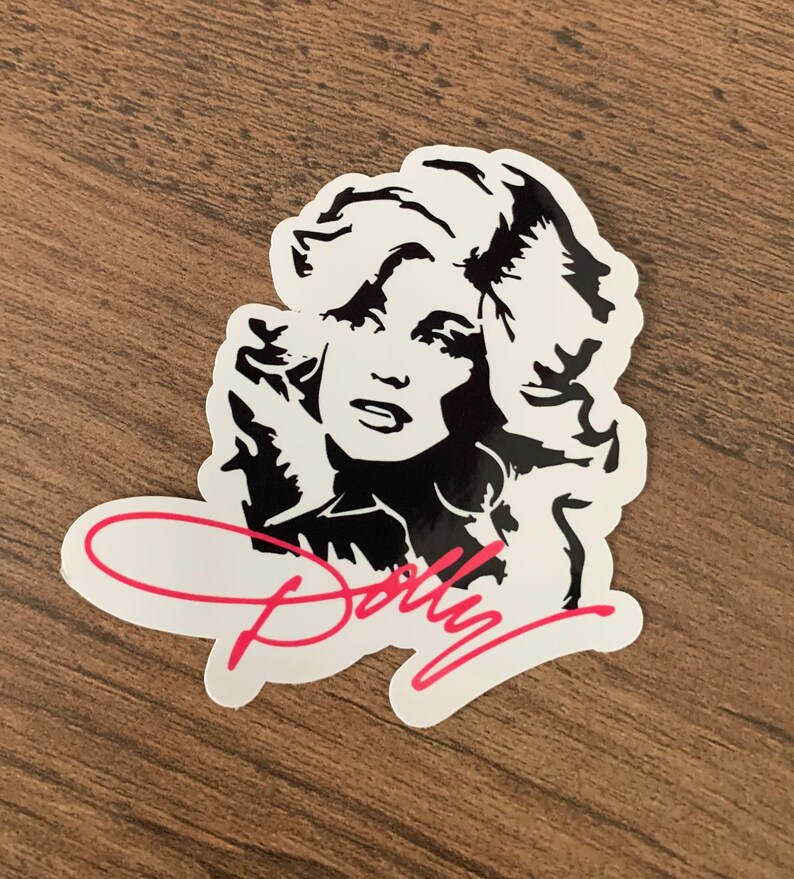 Dolly Sticker Glossy Peel N Stick - Etsy