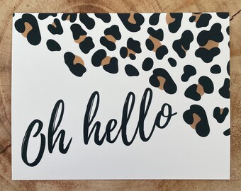 Cheetah Greeting Card - Etsy