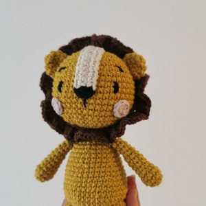Valentin the Lion Crochet Pattern, Valentin El Leon Patron Amigurumi - Etsy