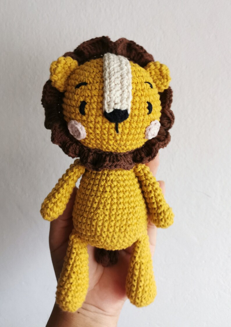 Valentin the Lion Crochet Pattern, Valentin El Leon Patron Amigurumi - Etsy