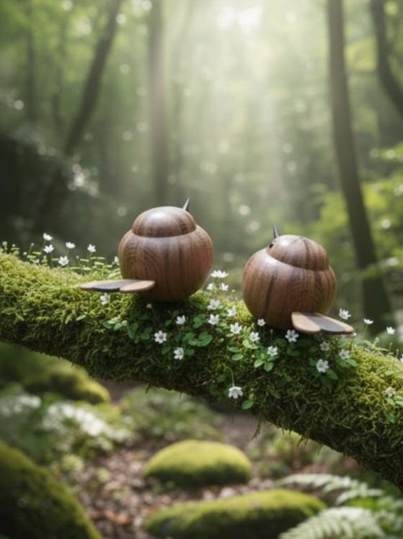 Oiseau En Bois Sculpté à La Main 3,8 Cm | Jackwood, Rainwood & Ébène De ...