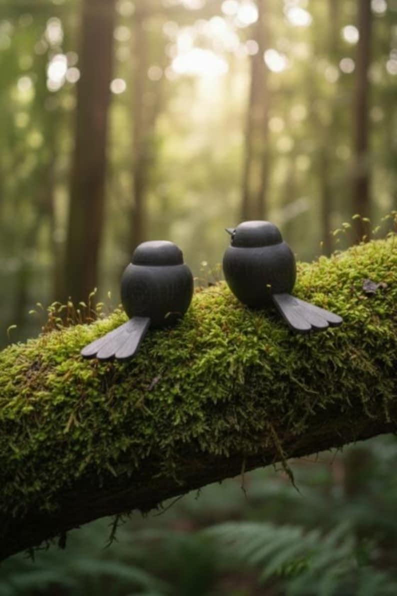 Oiseau En Bois Sculpté à La Main 3,8 Cm | Jackwood, Rainwood & Ébène De ...