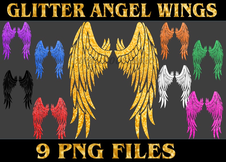 Gold Angel Wings PNG Transparent Memorial Angel Wings Clipart With Pink ...