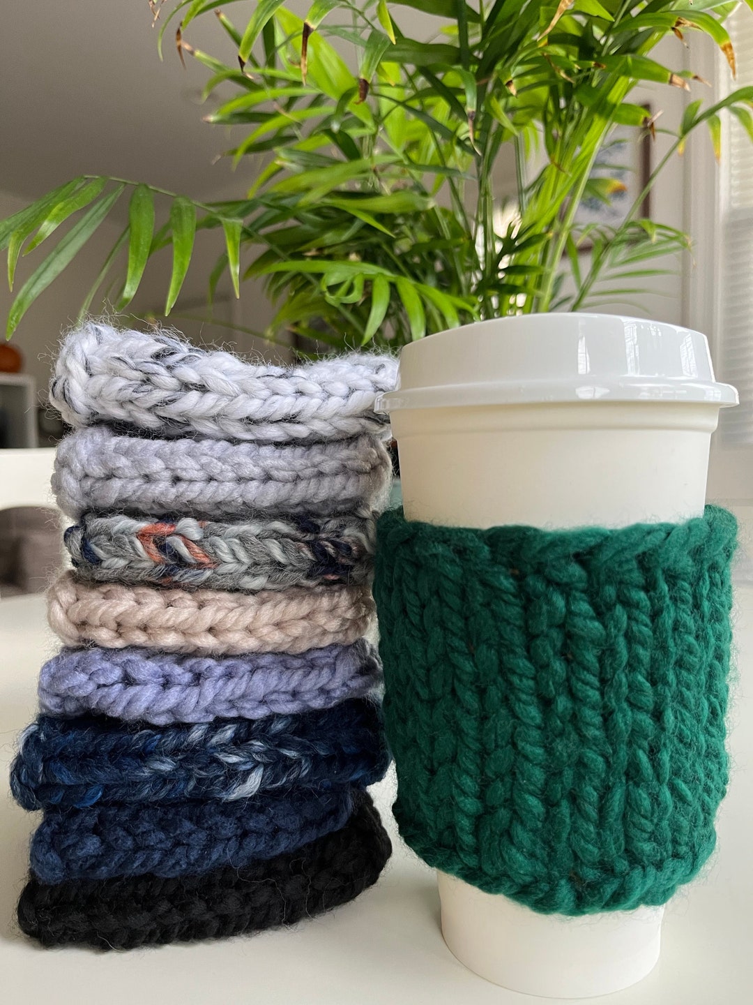 Handmade Cozy Cup Sleeve, Coffee Cup Koozie, Iced Coffee Cup Sleeve ...