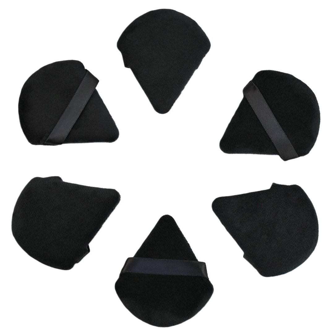 Powder Puff Wedge Makeup Triangle Cotton Puffs - Etsy